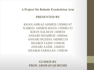 A Project On Robotic Exoskeleton Arm (3) (2) 2.ppt