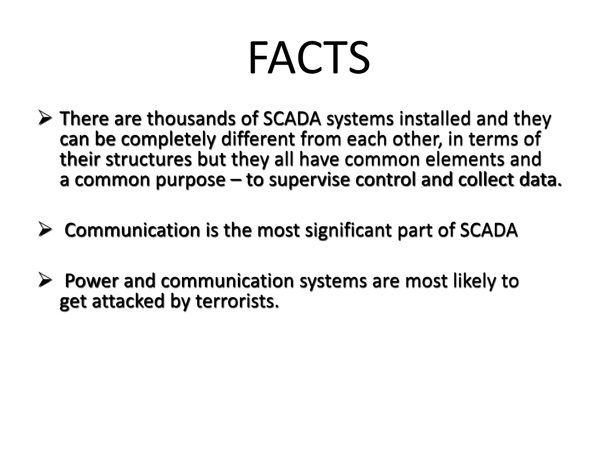A PROJECT ON scada.pptx | Computer Peripherals | Computing