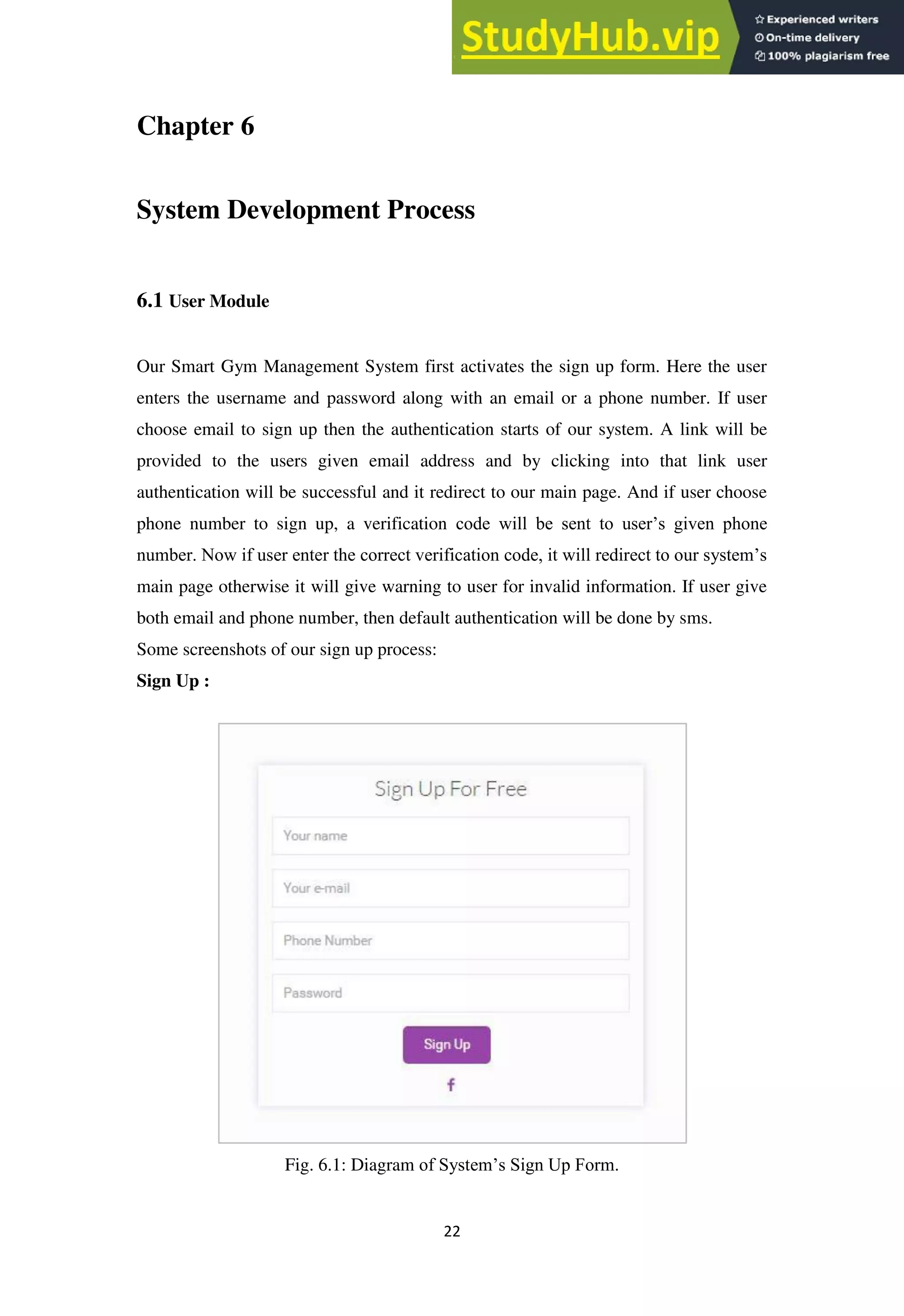 A Project Paper On Smart Gym Management System | PDF