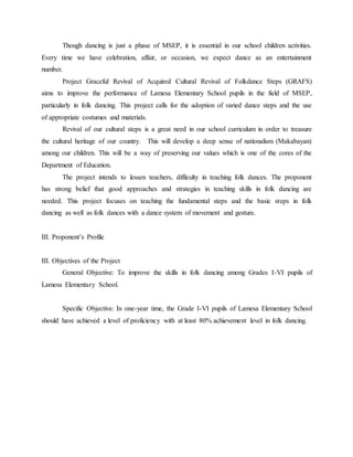 A project proposal in msep | DOCX