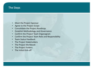 A project quick start guide | PPT