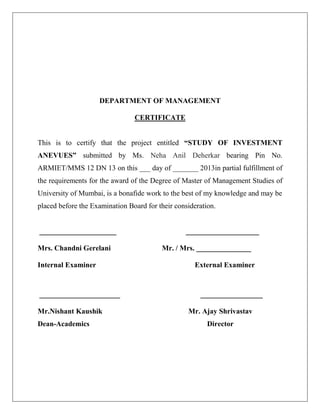 A project report | PDF