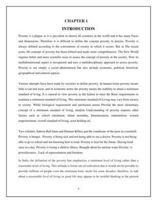 POVERTY IN INDIA | PDF