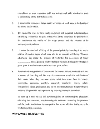 A project report on advertising effectiveness | DOCX