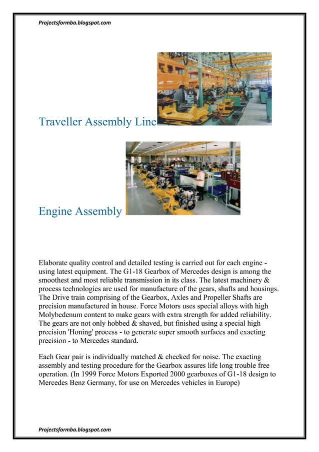 A project report on automobile industry | DOCX | Automotive Industry ...