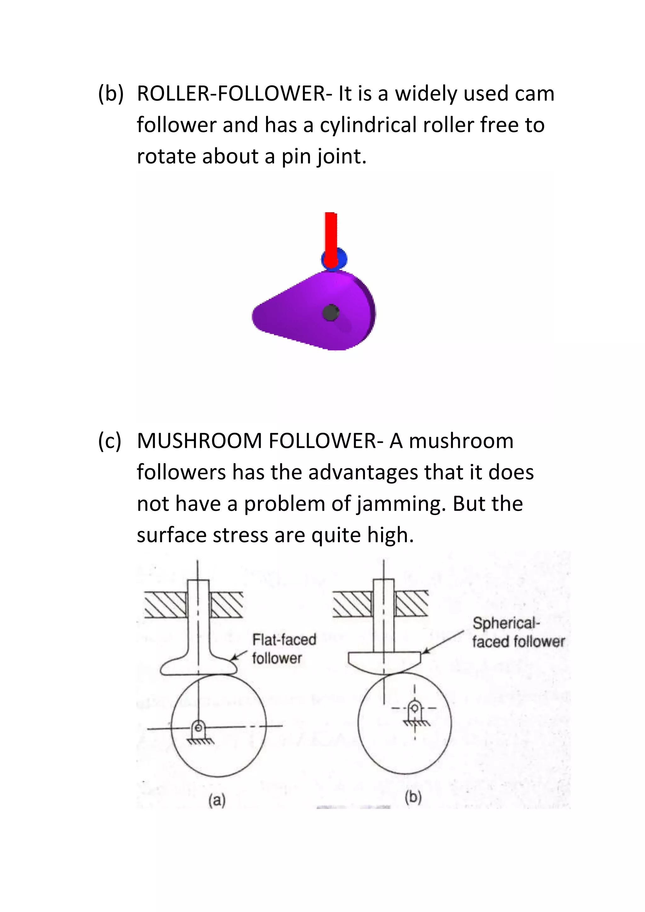 A project report on cam follower utility in internal combustion engine ...