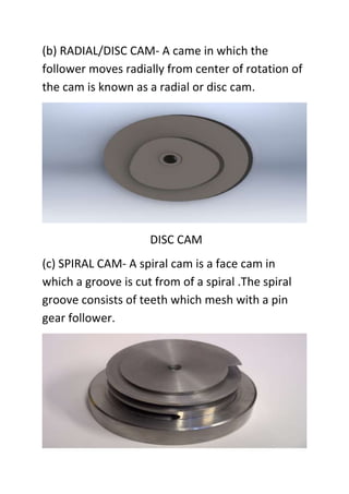 A project report on cam follower utility in internal combustion engine ...