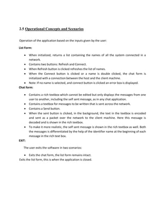 A project report on chat application | PDF