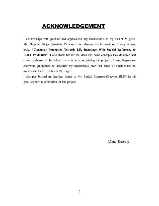 A project report_on_consumer_perception towards life insurance | DOC ...