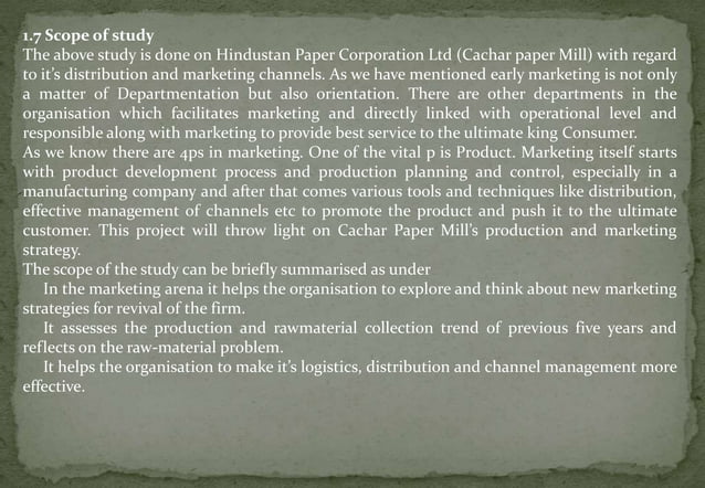 A project report_on_distribution_and_channel_management_in_cachar_paper ...