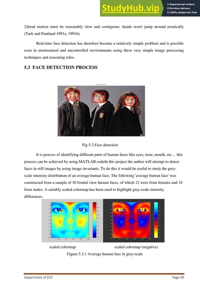A PROJECT REPORT ON FACE RECOGNITION SYSTEM WITH FACE DETECTION | PDF