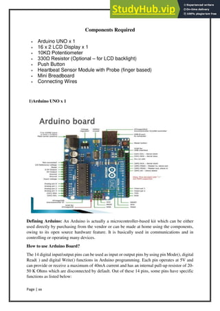A Project Report On Heartbeat Sensor using Arduino.pdf