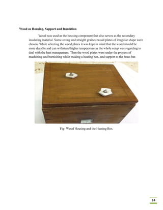 A Project report on Heat Conduction Apparatus | PDF | Physics | Science