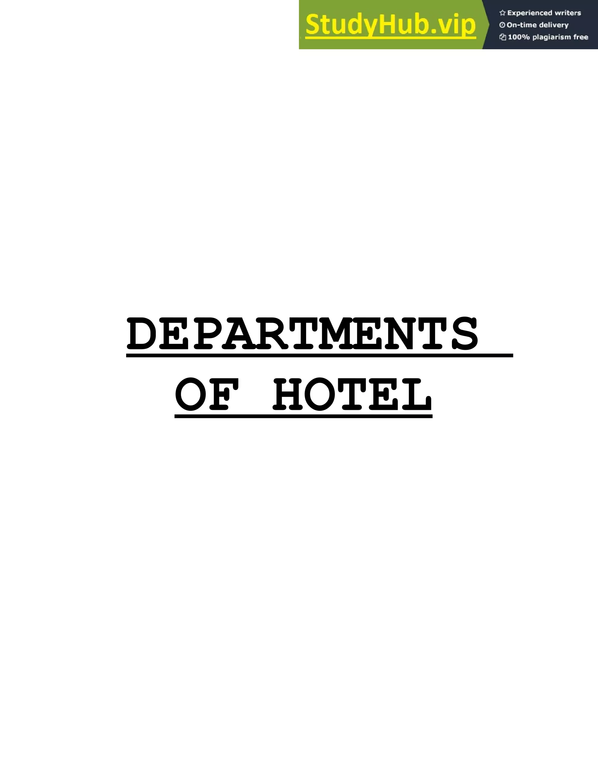 A PROJECT REPORT ON HOTEL MANAGEMENT SYSTEM | PDF