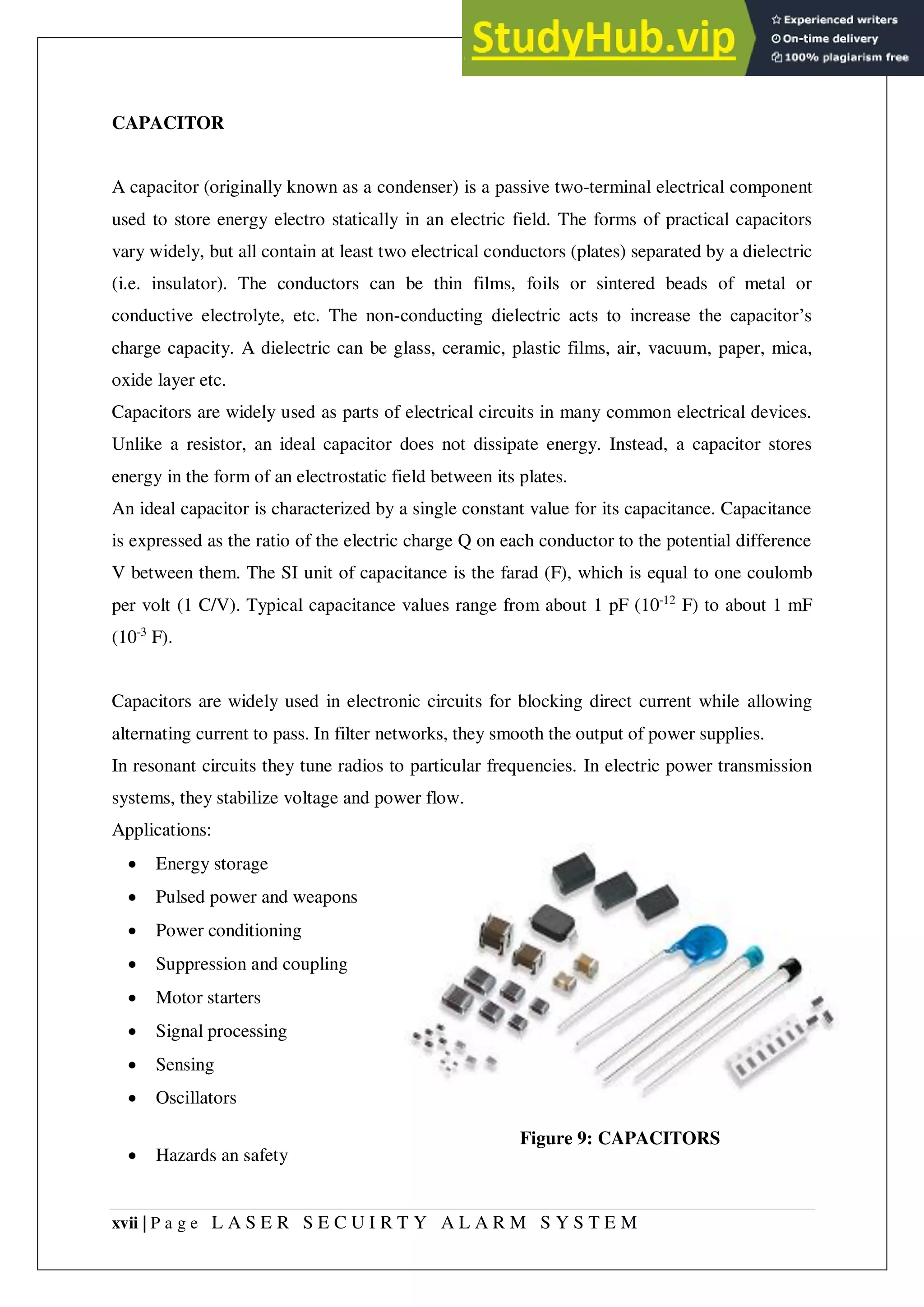 A PROJECT REPORT On LASER SECURITY ALARM SYSTEM | PDF