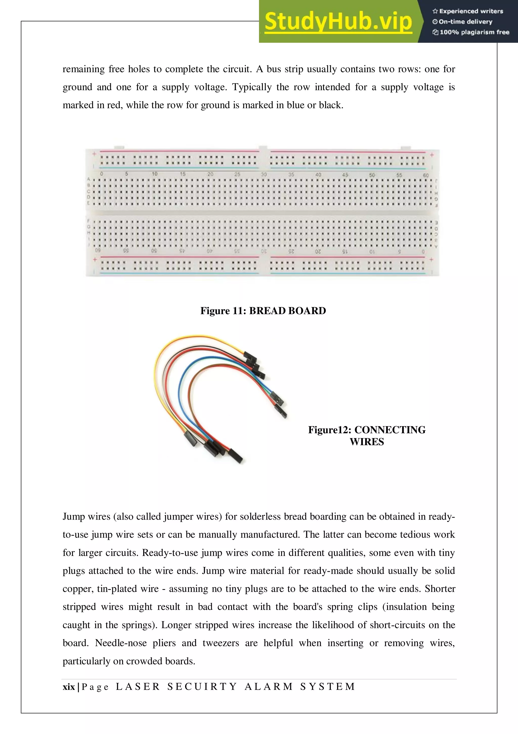 A PROJECT REPORT On LASER SECURITY ALARM SYSTEM | PDF