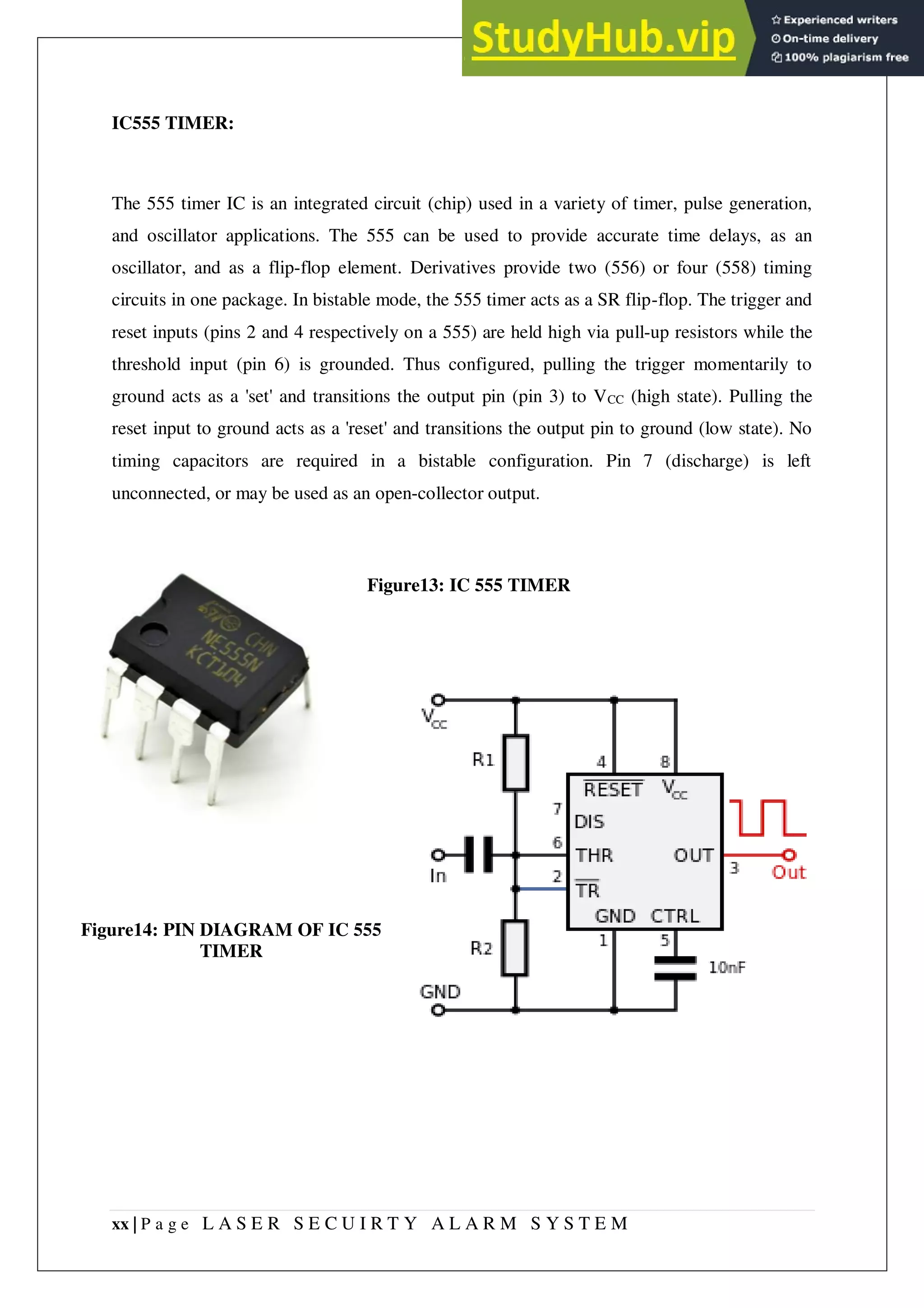 A PROJECT REPORT On LASER SECURITY ALARM SYSTEM | PDF