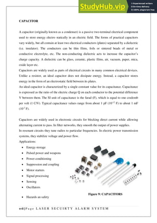 A PROJECT REPORT On LASER SECURITY ALARM SYSTEM | PDF