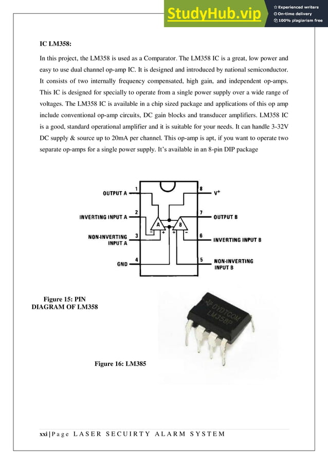 A PROJECT REPORT On LASER SECURITY ALARM SYSTEM | PDF