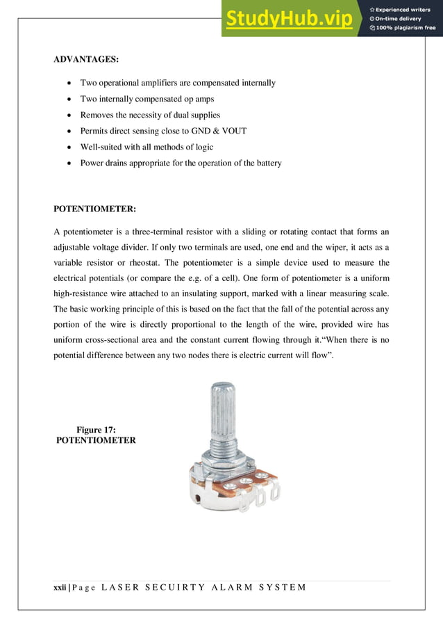 A PROJECT REPORT On LASER SECURITY ALARM SYSTEM | PDF