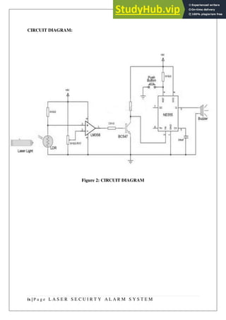 A PROJECT REPORT On LASER SECURITY ALARM SYSTEM | PDF
