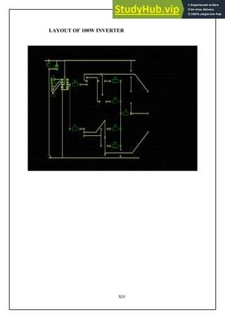 A Project Report On MINI INVERTER 12V TO 220V | PDF