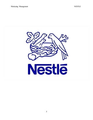 A project report on nestle | DOCX