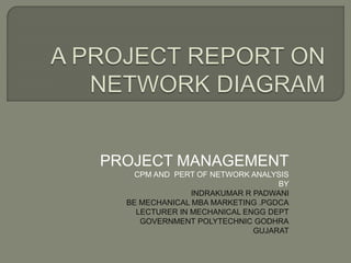 A project report on network diagram | PPT