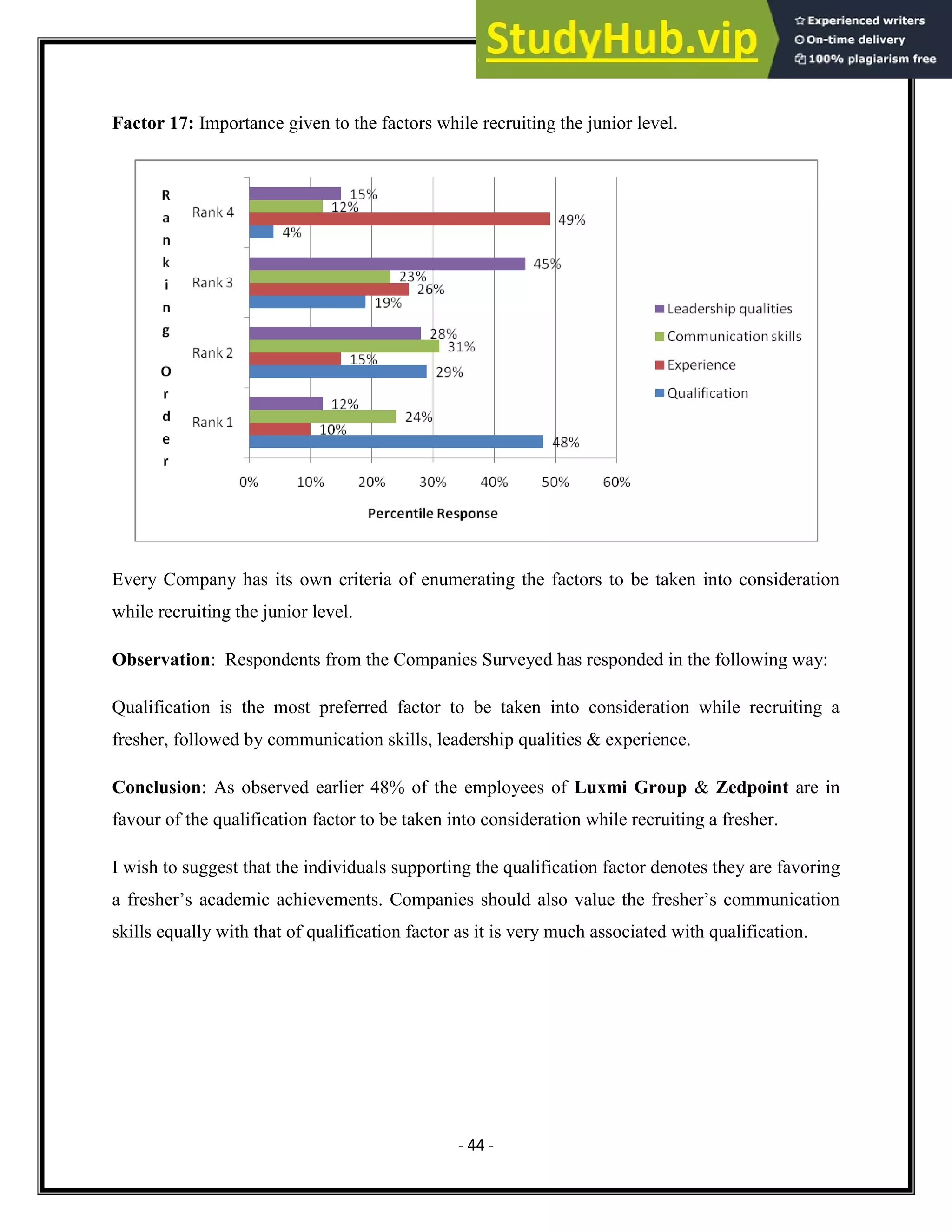 A PROJECT REPORT ON RECRUITMENT AND SELECTION | PDF