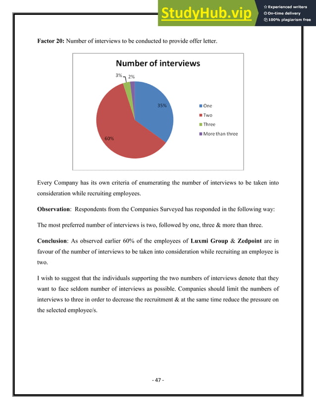 A PROJECT REPORT ON RECRUITMENT AND SELECTION | PDF | Resume Writing ...