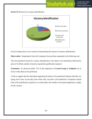 A PROJECT REPORT ON RECRUITMENT AND SELECTION | PDF