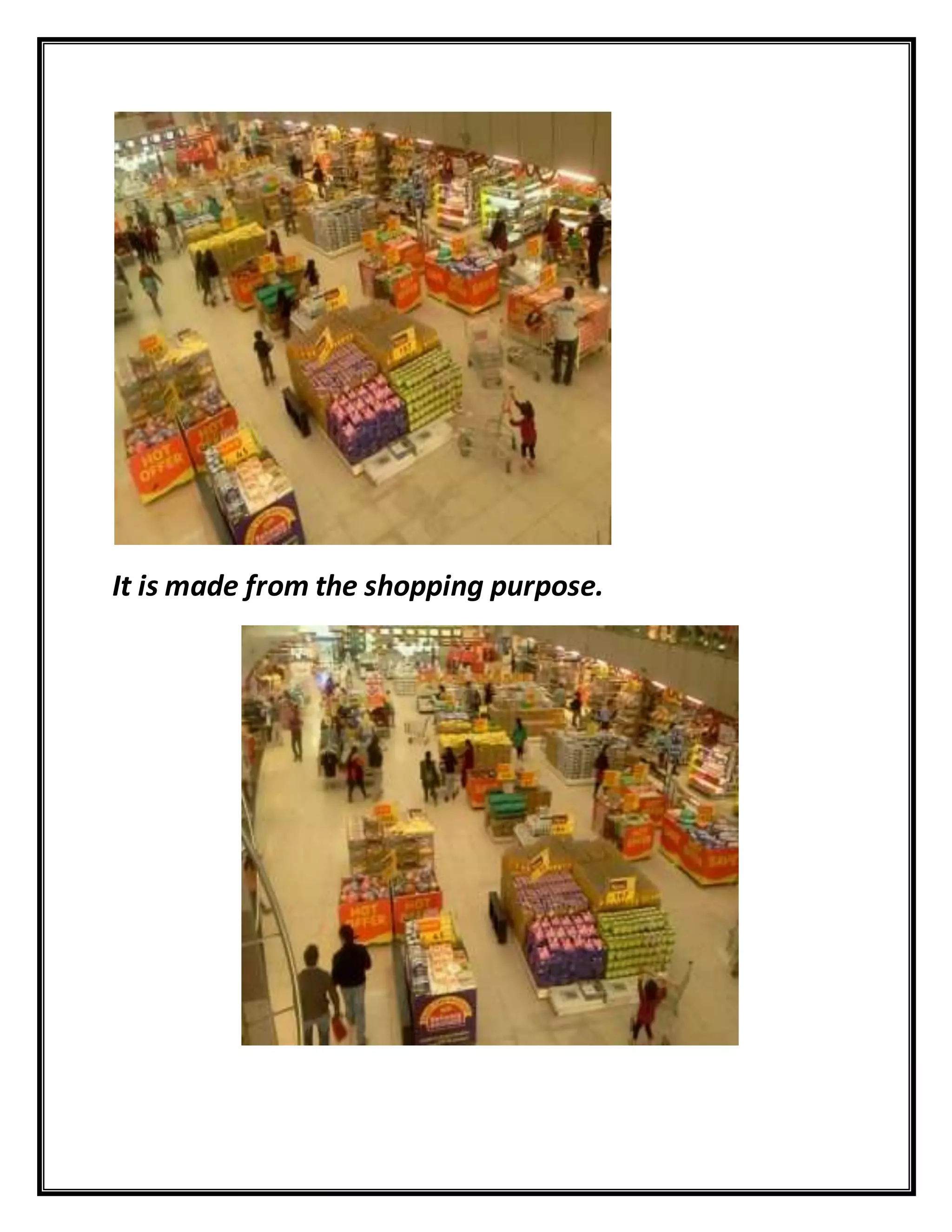 A project report on shopping mall | DOCX