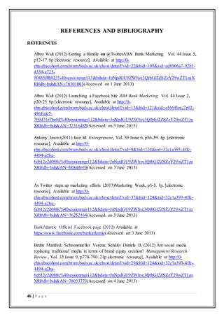 A project report on Social Media Marketing | DOCX