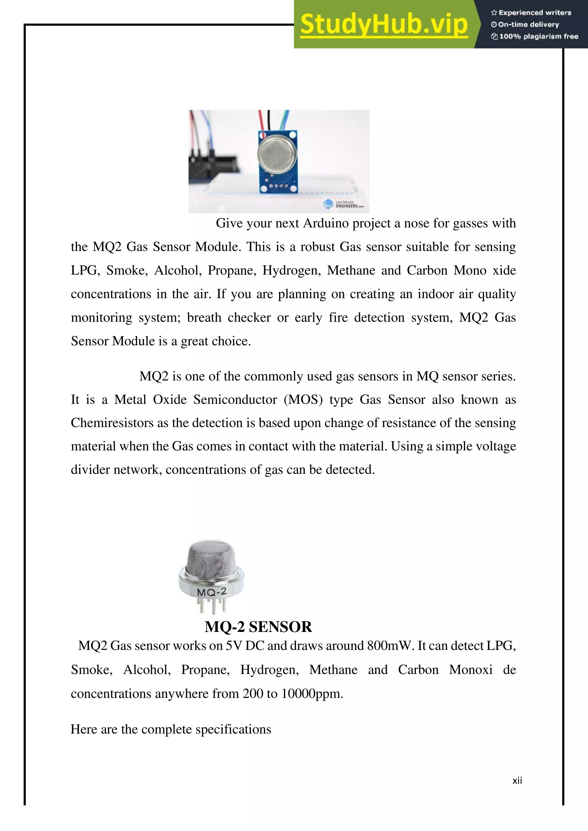 A Project Reports On SMOKE DETECTOR | PDF