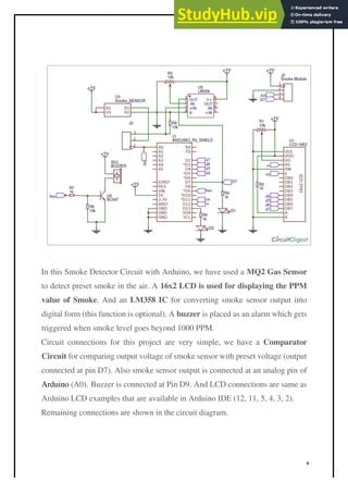 A Project Reports On SMOKE DETECTOR | PDF
