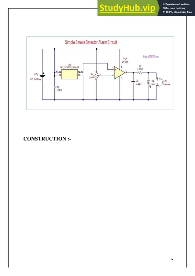 A Project Reports On SMOKE DETECTOR | PDF | Home Security | Home & Garden