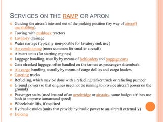 Airport Apron in aviation industry. | PPTX