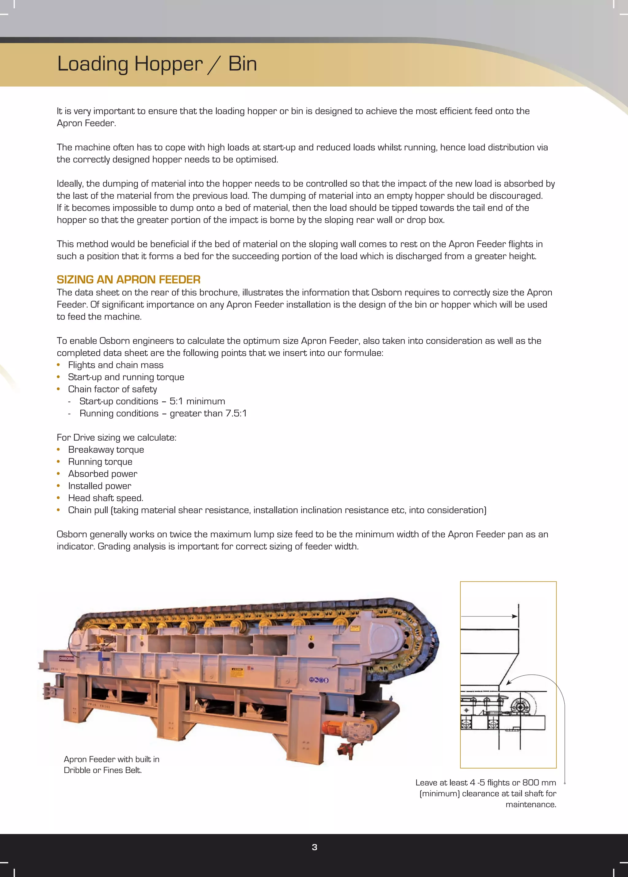 Apron feeder | PDF