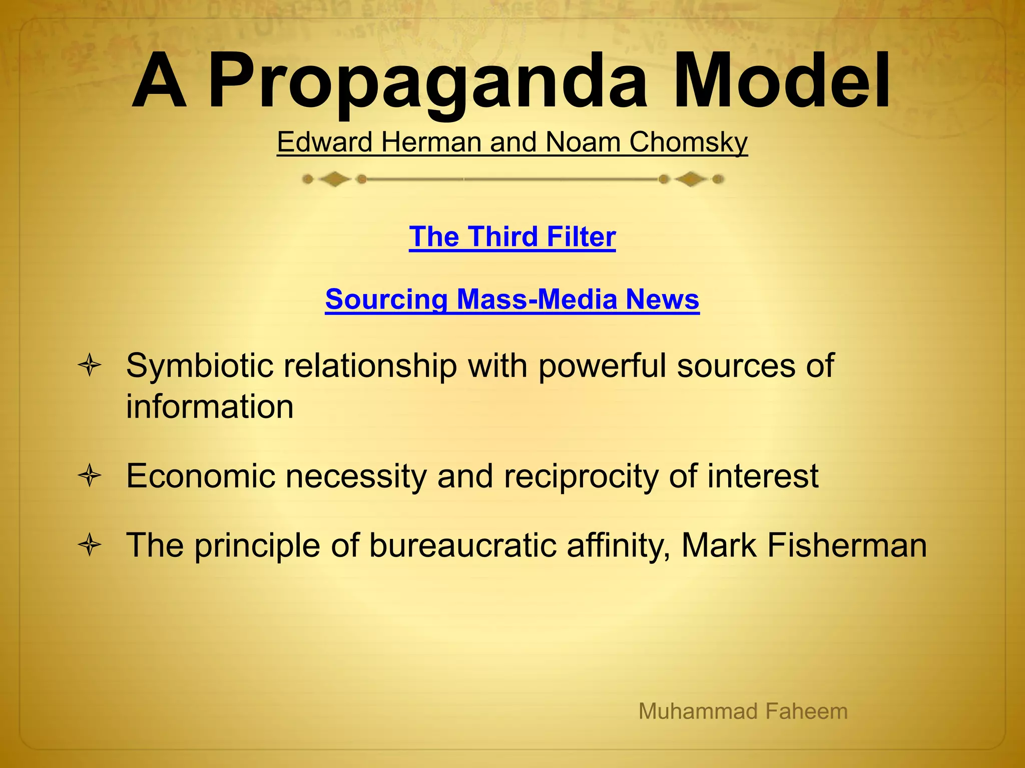 A Propaganda Model | PPTX