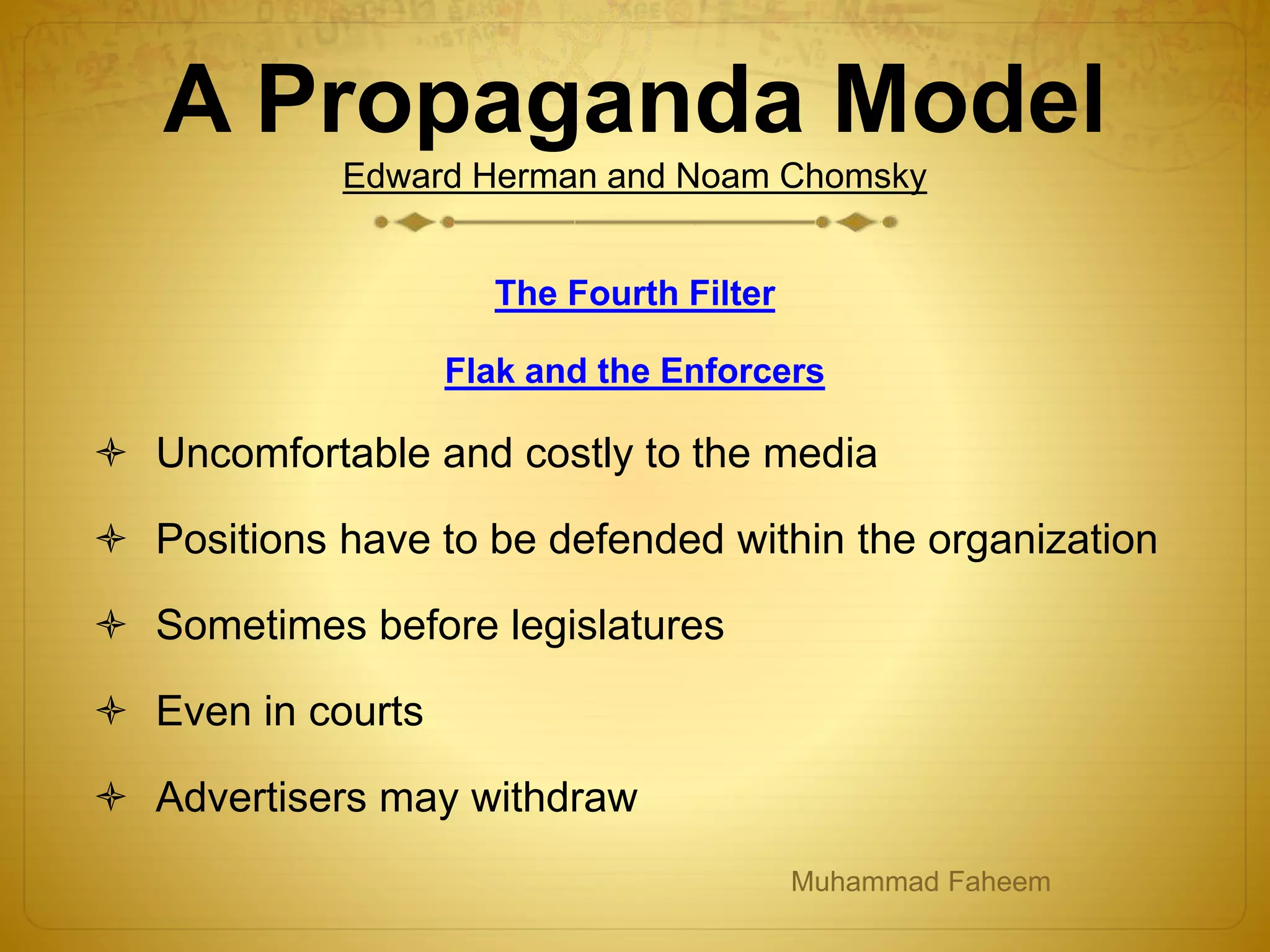 A Propaganda Model | PPTX