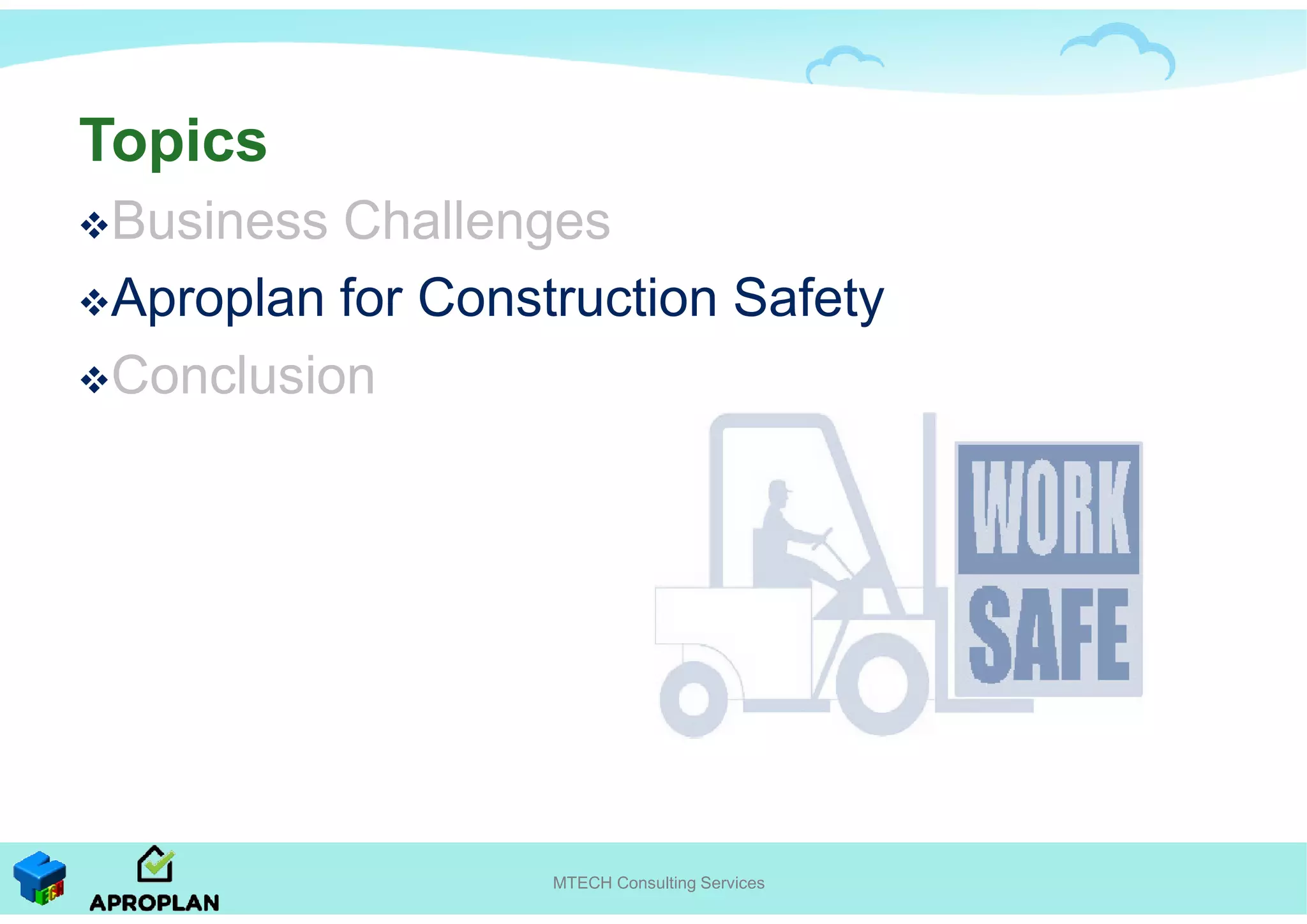 Aproplan for construction safety | PDF