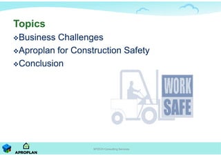 Aproplan for construction safety | PDF