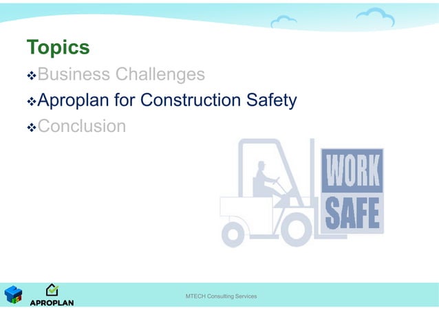 Aproplan for construction safety | PDF