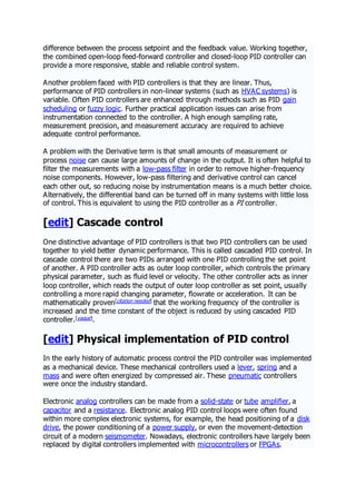 PID controller | DOCX | Technology & Computing