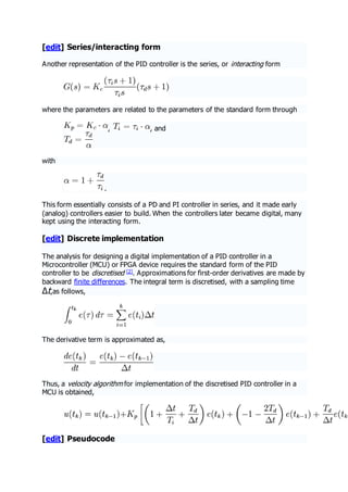 PID controller | DOCX | Technology & Computing
