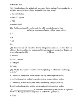 Project Management - A proposal evaluation sheet is an example of a(n