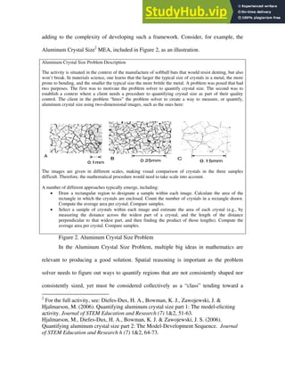 A Proposal For A Problem-Driven Mathematics Curriculum Framework | PDF