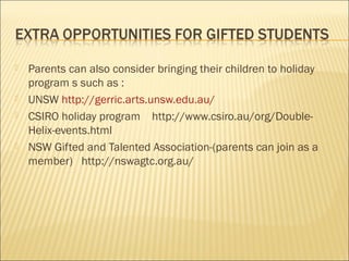 A proposal for gifted program in xyz school shanti | PPT