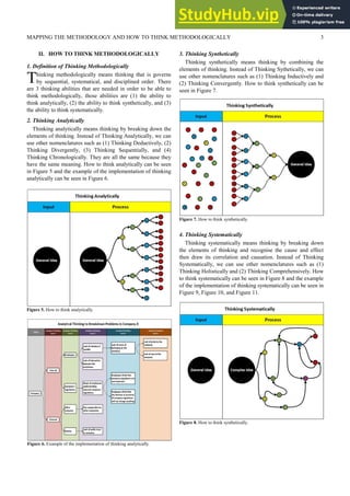 A Proposal For Mapping The Methodology And How To Think ...