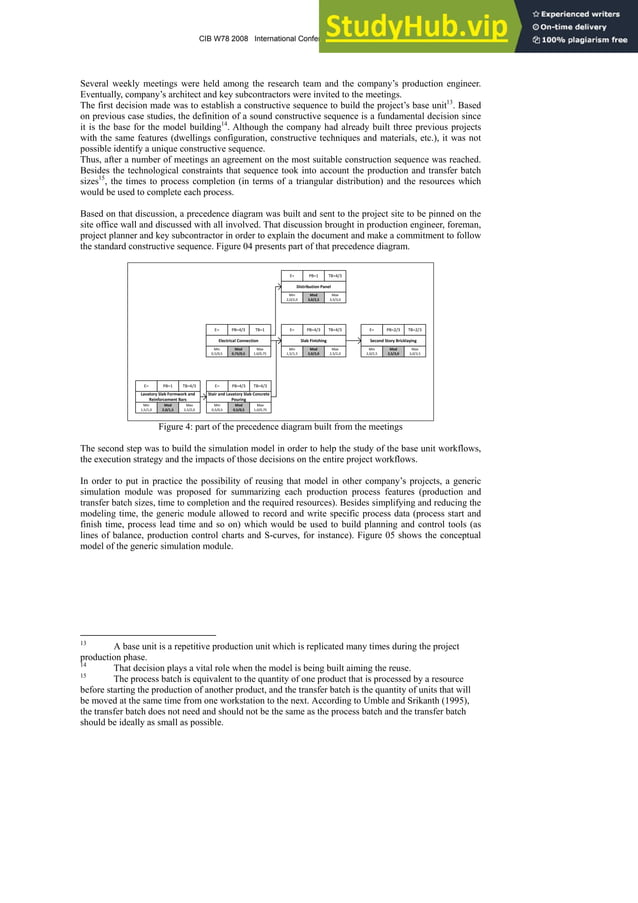 A PROPOSAL FOR REUSING SIMULATION MODELS IN THE DESIGN OF PRODUCTION SYSTEMS IN CONSTRUCTION | PDF